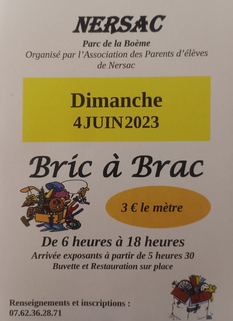 Bric à brac - Mairie-Nersac