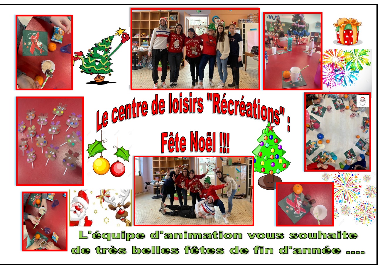 Noël au centre de loisirs - Mairie-Nersac